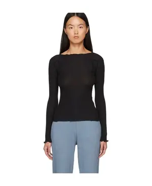 BASERANGE Omato Long Sleeve T-shirt - Black