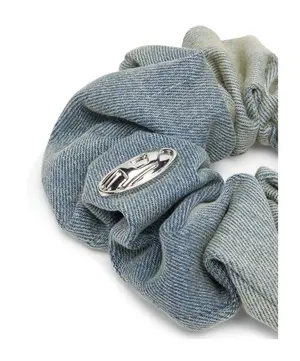 DIESEL® Logo Plaque Hair Scrunchie