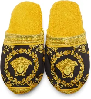 Versace Medusa Printed Flat Slippers
