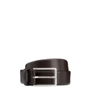 Hugo Boss Logo Engraved Belt - Black