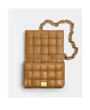 Bottega Veneta Chain Cassette Satchel Bag - Brown