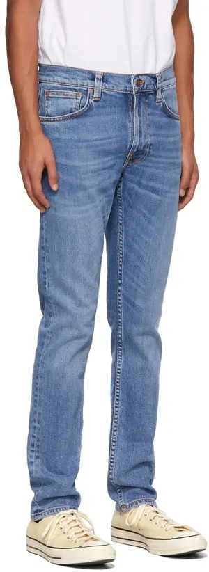 Nudie Jeans Belt Loop Jeans - Blue