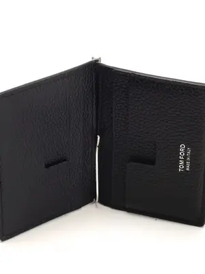TOM FORD Logo Printed Money-clip Wallet