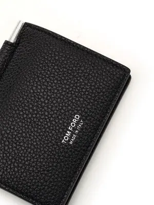 TOM FORD Logo Printed Money-clip Wallet
