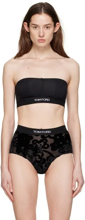 TOM FORD Logo Underband Bandeau Bra