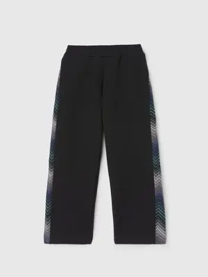 Missoni 100% Cotton Joggers - Black