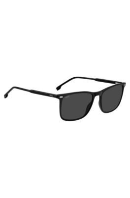 BOSS Acetate Sunglasses With Temple Logo