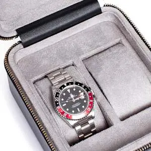 RAPPORT LONDON Hyde Park Two Watch Zip Case