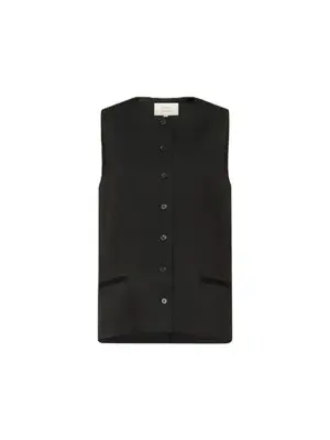 Loulou De Saison Button Detailed Vests For Women