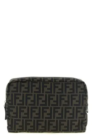 Fendi Medium Ff Light Makeup Bag - Brown
