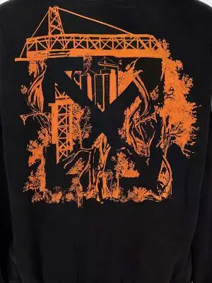 Off-White City Nature Cotton Hoodie
