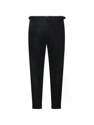 BERWICH Pressed-crease Pleated Trousers