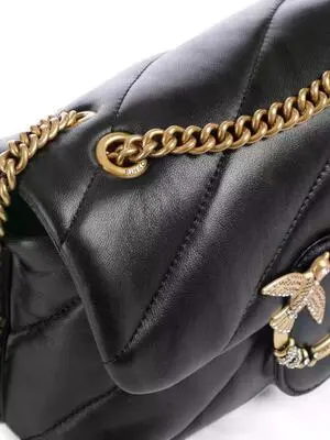 PINKO PINKO Mini Love Bag Puff Crossbody Bag In Quilted Nappa Leather