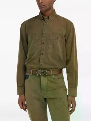 FERRAGAMO Reversible And Adjustable Gancini Belt