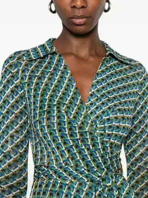 Diane Von Furstenberg Phoenix Reversible Midi Dress