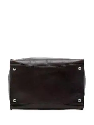 Prada Glace Calf Twin Pocket Double Handle Satchel