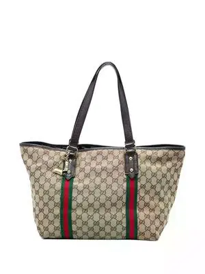 Gucci Large Gg Canvas Jolicoeur Tote Bag - Neutrals