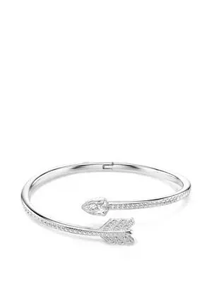 SWAROVSKI Idyllia Arrow-motif Crystal-embellished Bracelet - Silver