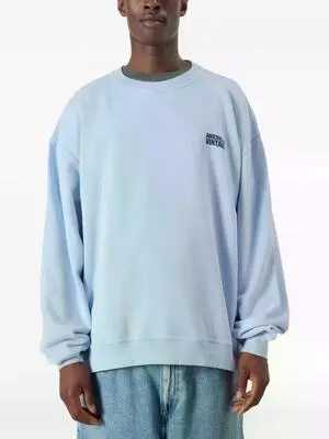 American Vintage Plizzy Logo-print Sweatshirt