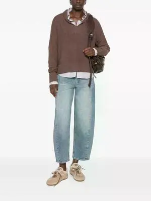 JCSOPHIE Pita Faded Straight-leg Jeans - Blue