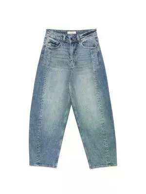JCSOPHIE Faded Straight-leg Jeans - Blue