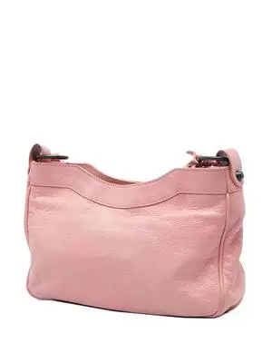 Balenciaga 2013 Lambskin Motocross Classic Hip Cross Body Bag - Pink