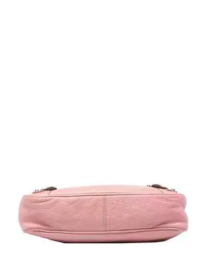 Balenciaga 2013 Lambskin Motocross Classic Hip Cross Body Bag - Pink