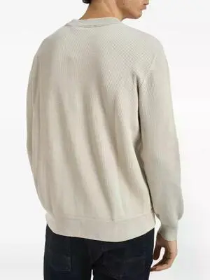 Stone Island Logo-patch Ribbed Pullover