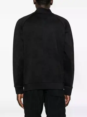 BOSS Geometric-pattern Zip-up Sweater