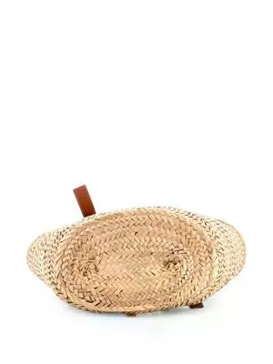 Loewe Medium Basket Raffia Tote Bag