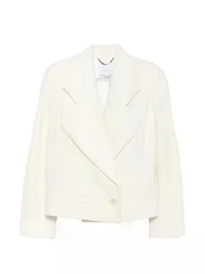 Stella McCartney Double-breasted Wool Jacket - Neutrals