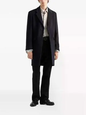 Prada Single-breasted Wool And Cashmere Coat