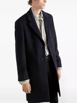 Prada Single-breasted Wool And Cashmere Coat