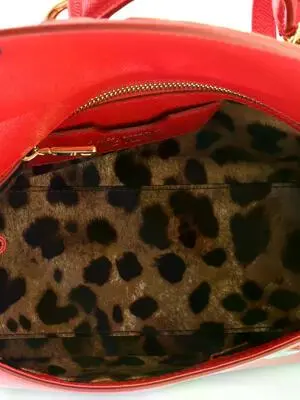 Dolce & Gabbana Miss Sicily Printed Leather Medium Satchel
