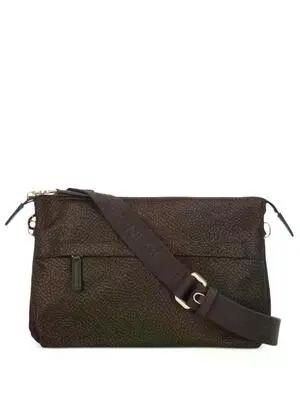 Borbonese Monogram-print Shoulder Bag - Brown