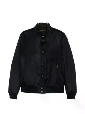 MOORER Button-fastening Bomber Jacket