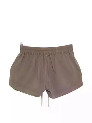 Rick Owens Cotton Layered-effect Drawstring Shorts