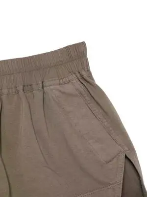 Rick Owens Cotton Layered-effect Drawstring Shorts