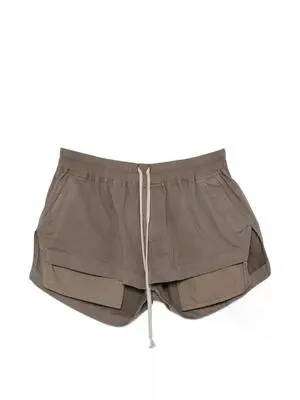 Rick Owens Drawstring Layered-effect Shorts - Brown