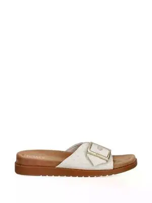 Toms Buckle-detail Slides - Neutrals