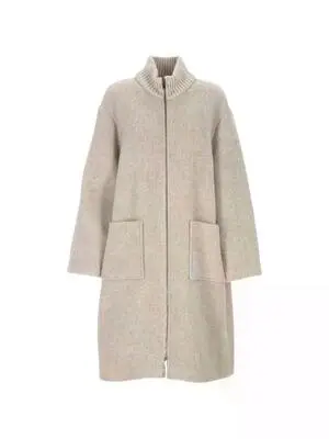 Lorena Antoniazzi High-neck Zip-up Coat