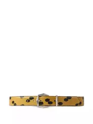 JIMMY CHOO Diamond Buckle Belt - Neutrals