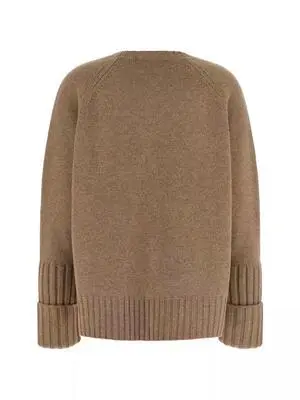 Tory Burch Merino Wool Sweater - Neutrals