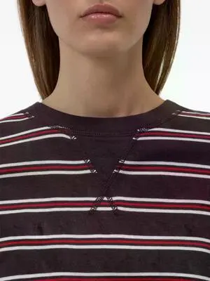Closed Striped Long-sleeve Top