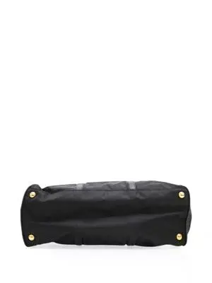 Prada Braided Handle Tessuto Shoulder Bag