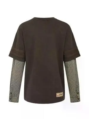 Andersson Bell Layered-sleeve Graphic-print T-shirt