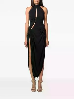 NORINA ST Cut-out Draped Maxi Dress