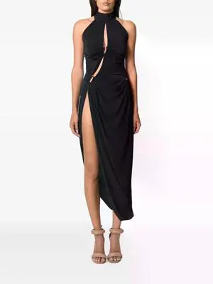NORINA ST Cut-out Draped Maxi Dress