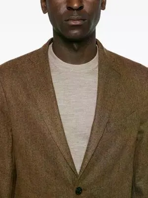 Boglioli Herringbone Wool Blazer