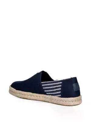 Toms Rope-trimmed Striped Espadrilles